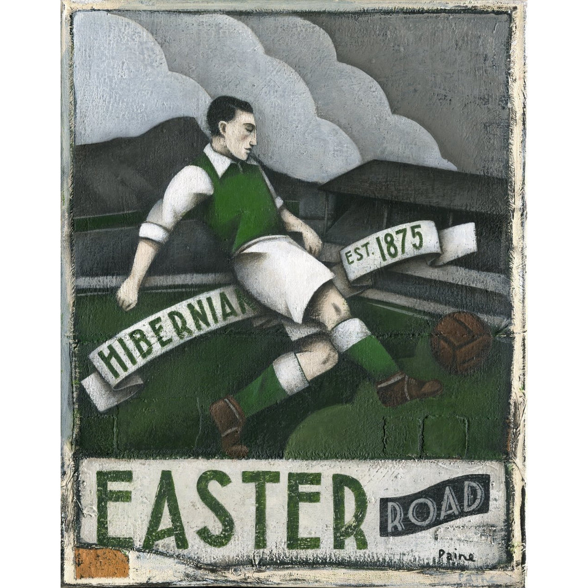Hibernian - Hibernian Limited edition Print by Paine Proffitt – BWSportsArt